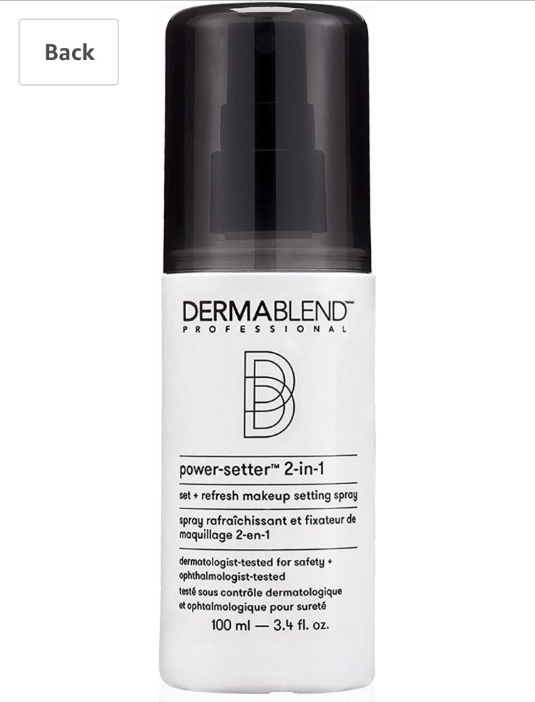 Dermablend Makeup Setting Spray Set + Refresh for Long Lasting Makeup ...